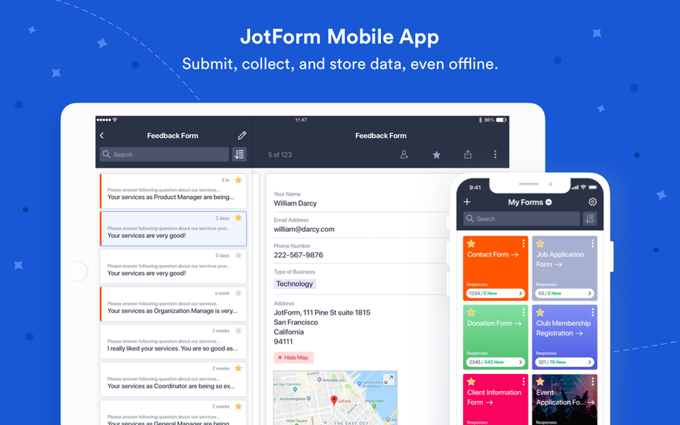 JotForm Mobile Forms - Look Startup at Welldoneby