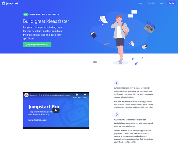 Jumpstart Pro - Look Startup at Welldoneby