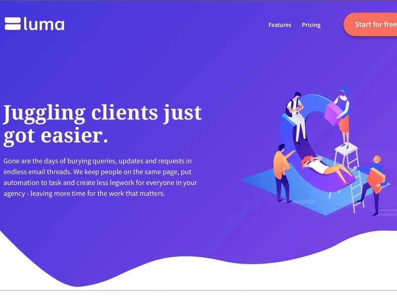 Luma - Look Startup at Welldoneby