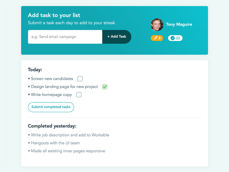 Streak - Look Startup at Welldoneby