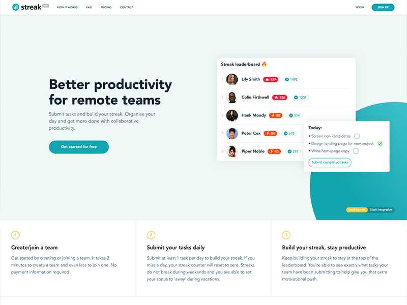 Streak - Look Startup at Welldoneby