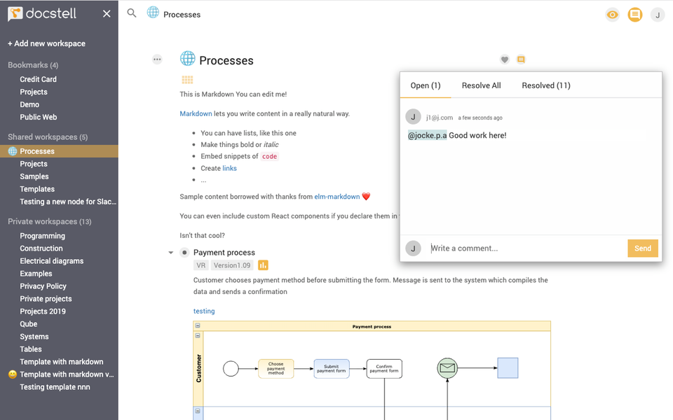Docstell - Look Startup at Welldoneby