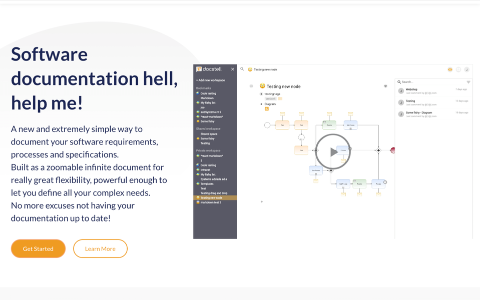 Docstell - Look Startup at Welldoneby