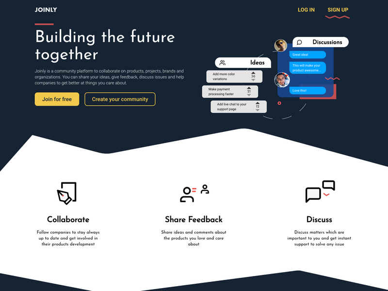 Joinly.xyz - Look Startup at Welldoneby