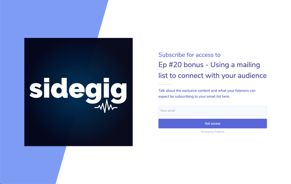 PodSend - Look Startup at Welldoneby