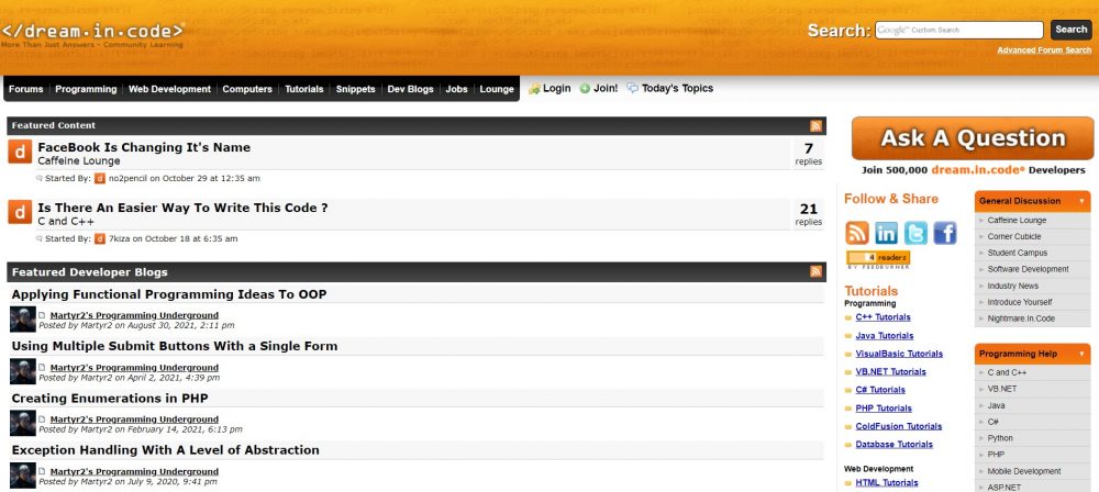 What Programming Forums Are the Best Ones in 2021?