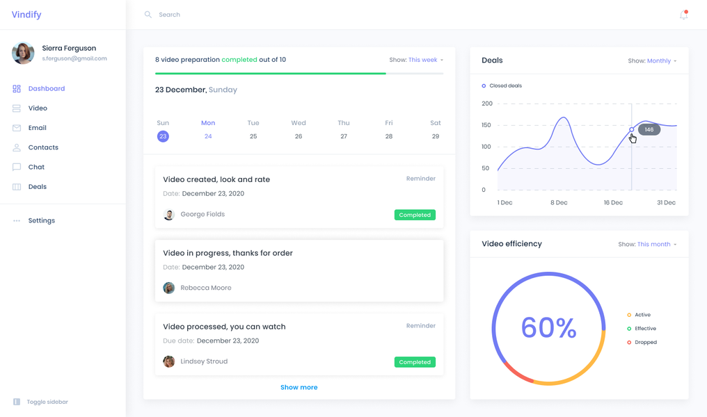 Vindify - Look Startup at Welldoneby