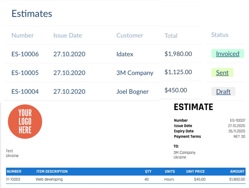 Invoicy - Look Startup at Welldoneby