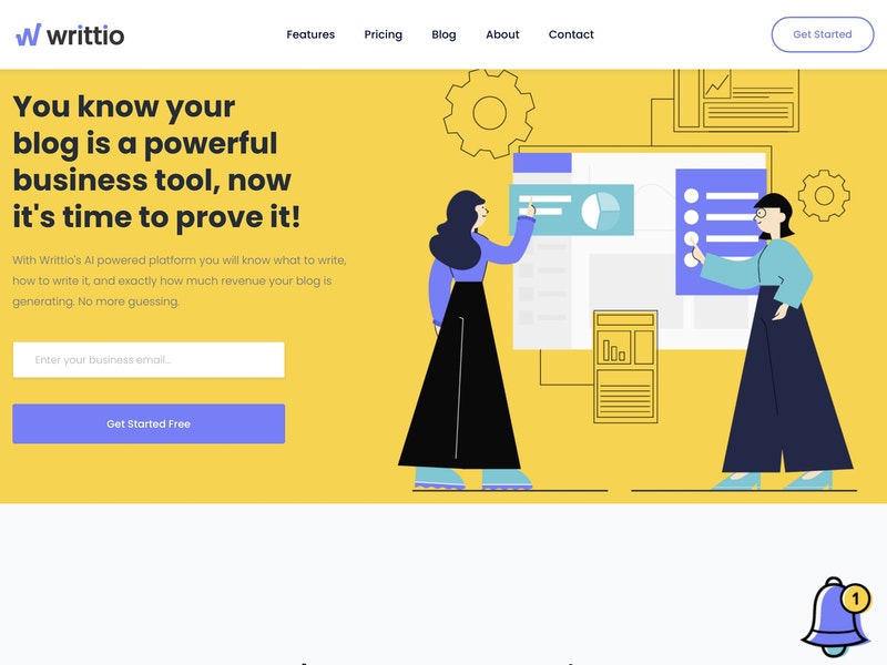 Writtio - Look Startup at Welldoneby