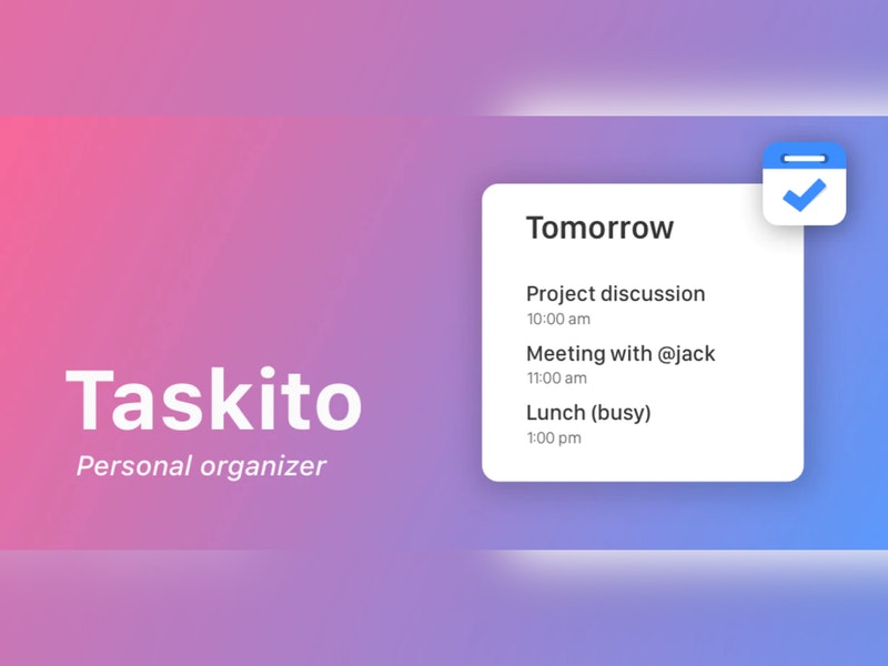 Taskito - Look Startup at Welldoneby