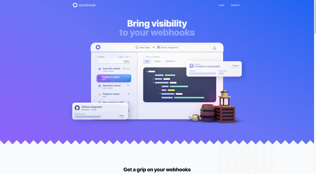 Octohook - Look Startup at Welldoneby