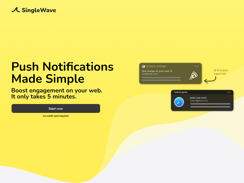 SingleWave - Look Startup at Welldoneby