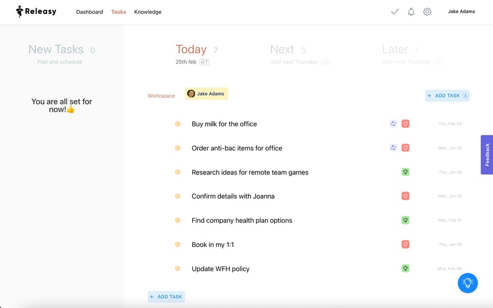 Releasy - Look Startup at Welldoneby