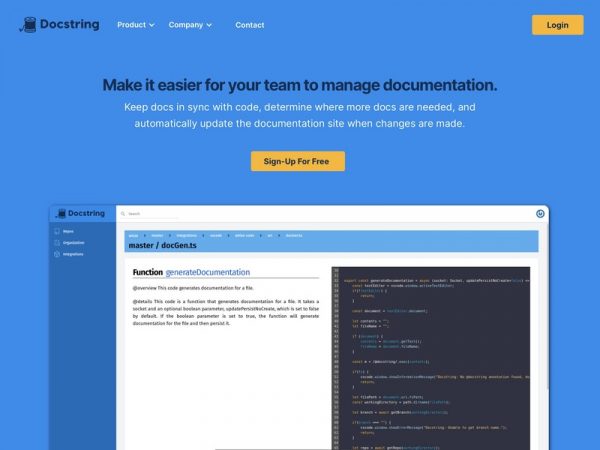 Docstring - Look Startup at Welldoneby