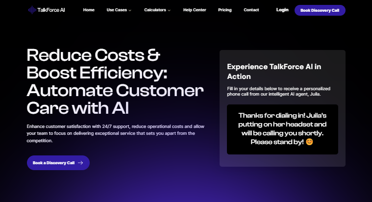 TalkForce AI - Look Startup at Welldoneby